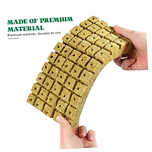 Yardwe 500 Pcs Gardenrock Woolasbestos Starter Plugs Starter Cubes Plant Propagation Plug Grow Flower Plugs Lawn Care Plant Fertilizer Plugs Plant Soil Blocks Compression