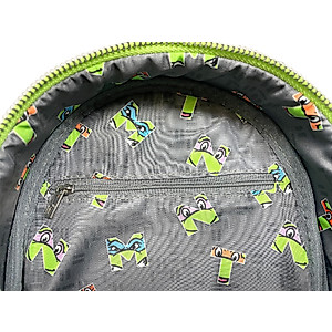 Loungefly TMNT Teenage Mutant Ninja Turtles Squad Womens Double Strap Shoulder Bag Purse