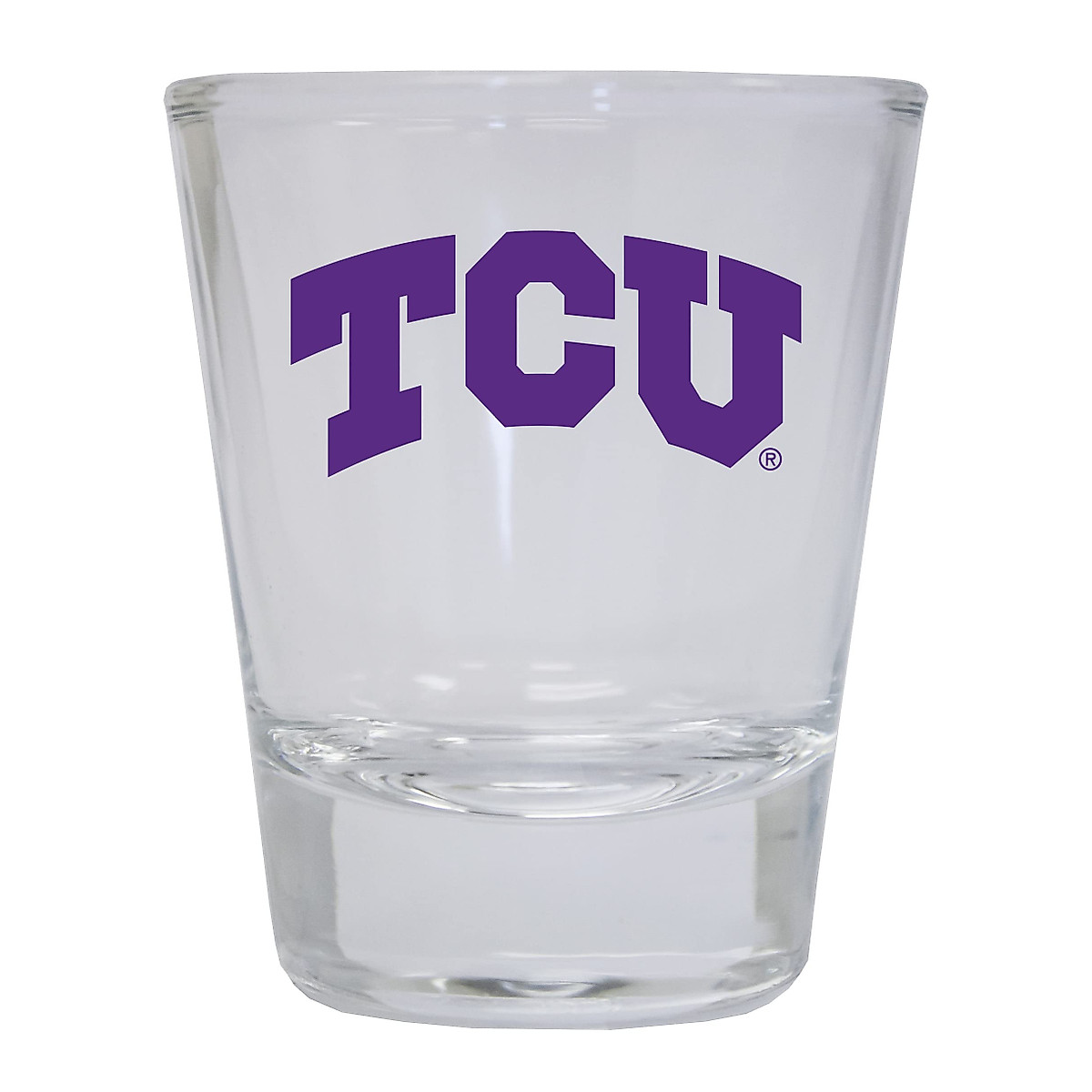 R and R Imports TCU Round Shot Glass 4-Pack Officially Licensed Collegiate Product
