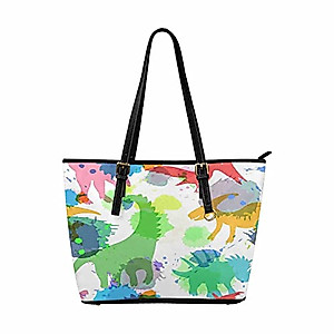 InterestPrint Trendy Collection Tote Bag for Women Top Handle Satchel Handbags Tote Purse