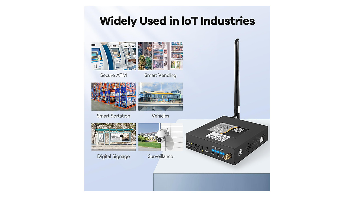 Industrial 4G VPN Router | Yeacomm YF325 Dual SIM LTE WiFi