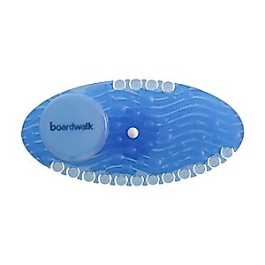 Boardwalk BWKCURVECBL Solid Curve Air Freshener - Cotton Blossom, Blue (10/Box)