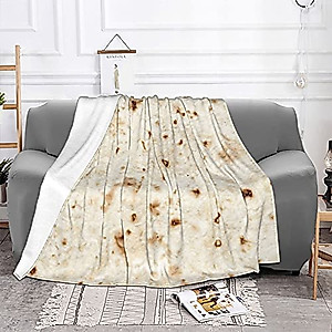 Funny Matzah Printed Blanket, Comfortable Warm Creative Fleece Throw Blanket,Anti-Pilling Durable, for Office, Home, Sofa, Outdoor, Travel