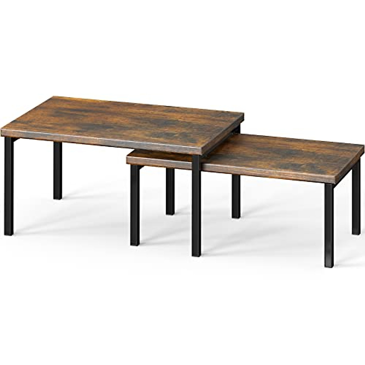 Simple Houseware Expandable Counter Shelf, Rustic Brown