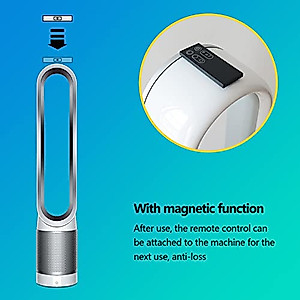 Seayoo Replacement Magnetic Remote Control 965824-06 965824-07 Fit for Dyson AM11 TP00 TP01, Fan Remote with Battery