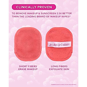 Makeup Eraser The Original, 7-Day Set, Erase All Makeup with Just Water, Including Waterproof Mascara, Eyeliner, Foundation, Lipstick, Sunscreen, and More Sunset Boulevard, 7ct.