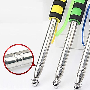 Othmro 1pcs Telescopic Teachers Pointer,Teachers Pointer Stick, Extendable Hand Pointer Retractable Classroom Whiteboard Pointer Extendable for Teachers, Guides, Coach Extend to 63"