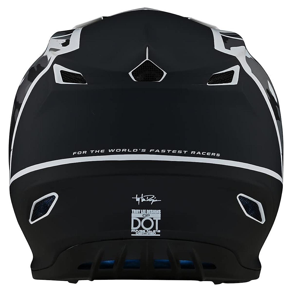 Troy Lee Designs GP Anarchy Adult Offroad Motocross Dirt Bike ATV Powersports Racing Full Face Helmets Lightweight Ventilated Youth GP Helmet; NOVA CAMO White MD