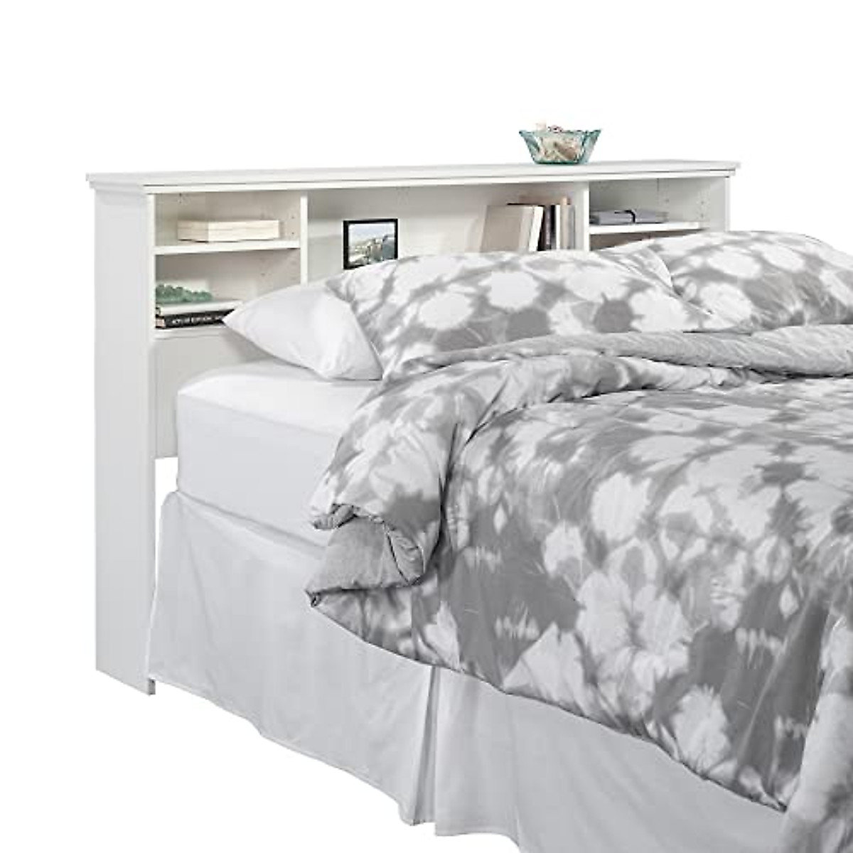 Sauder River Ranch Full-Queen Headboard, Glacier White Finish
