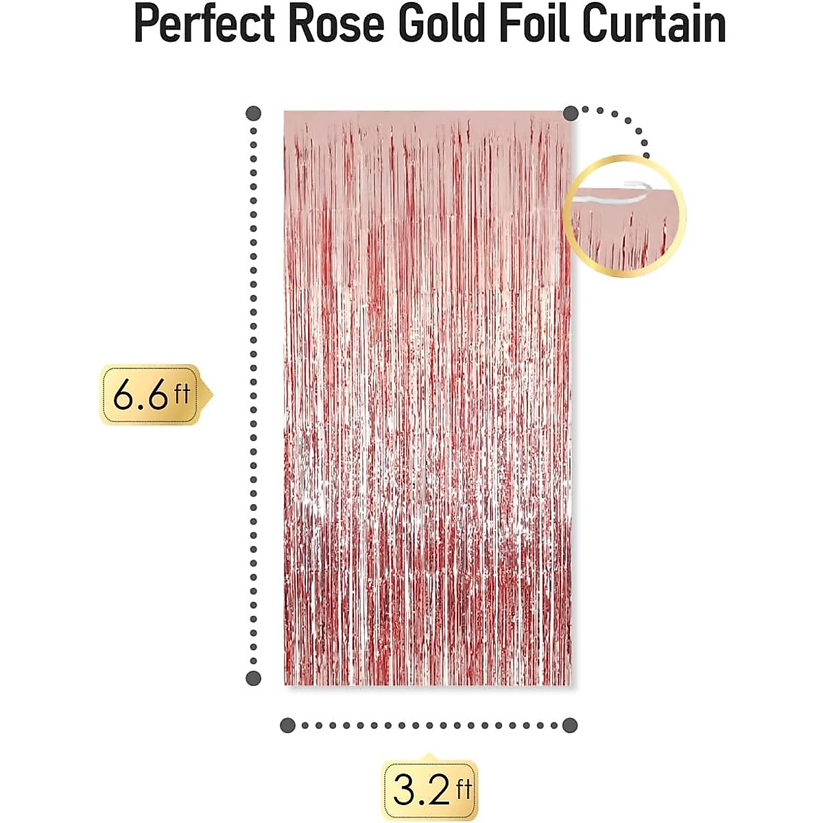 PartyForever Happy 50th Birthday Decorations for Women Rose Gold Supplies Big Set including Happy Birthday Banner with 50 and Fabulous Bday Sash for Her Party Decor