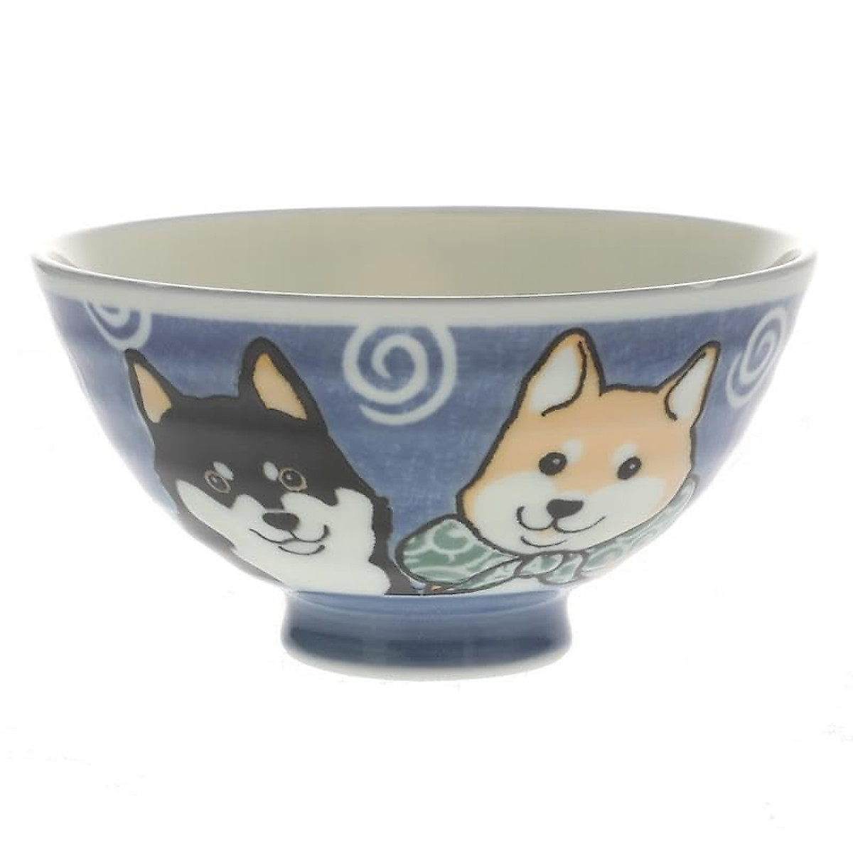 123kotobukijapanstore 2 Pc Japanese Blue Shiba Rice Bowl Set Includes 2 Bowls#130-630