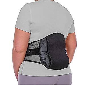 BraceAbility Plus Size Spondylolisthesis Back Brace - XXXL Lumbar Ankylosing Spondylolysis Corset Stabilizer for Pars Defect Low Back Pain, Anterolisthesis Support, Spinal Fracture Treatment (3XL)