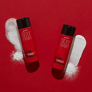 SexyHair Big Powder Play Conditioner, 1.76 Oz | Water-Activated | Up to 50% More Volume | Lock in Volume up to 72 Hours