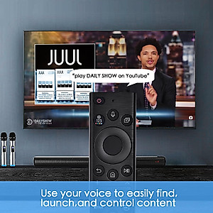 for Samsung Smart TV Remote:Replacement Voice Remote Compatible with 2022 BN59-01385A(no Solar),for Most 2018 to 2022 Smasung Crystal Curved UHD QLED The Frame QLED 4K 8K Smart TV
