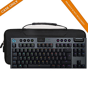 Aproca Hard Storage Travel Case, for Logitech G915 TKL/Logitech G PRO Tenkeyless Lightspeed Wireless RGB Mechanical Gaming Keyboard