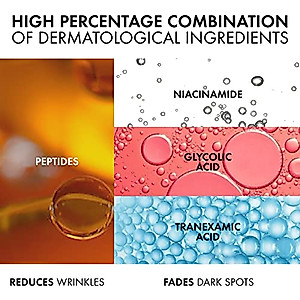 Vichy LiftActiv B3 Niacinamide Serum, Discoloration Correcting Facial Serum with Peptides and Tranexamic Acid, Anti Aging Serum to Even Skin Tone, Fragrance Free