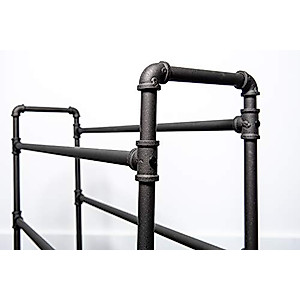 Real Home Innovations Modern Industrial Style 3 Tier Shoe Rack, 26.2” W x 8.2” D x 24”H, Satin Pewter