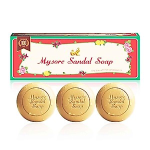 Mysore Sandal Soap, 150g (Pack of 3)