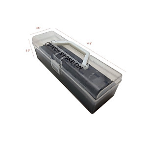 TECH STORE ON Flash USB Thumb Drive Holder Storage Organizer Case | Antistatic and Shockproof (plastic, medium, holds 24 USB slots)