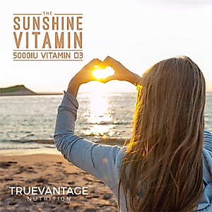 Vitamin K2 D3 Supplement 5000 IU D3 and 180 mcg Vitamin k2 MK7 Supplement for Healthy Bones, Healthy Heart & Cardiovascular Health-60 Easy to Swallow Vegetable caps of MenaQ7 K2 MK7