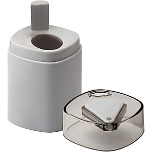 Toothpick Holder Dispenser, Pop-Up Automatic Toothpick Dispenser, Toothpick Storage Box (Grey)