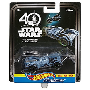 Hot Wheels Star Wars Carships 40th Anniversary Tie Advanced X1 Prototype Vehicle