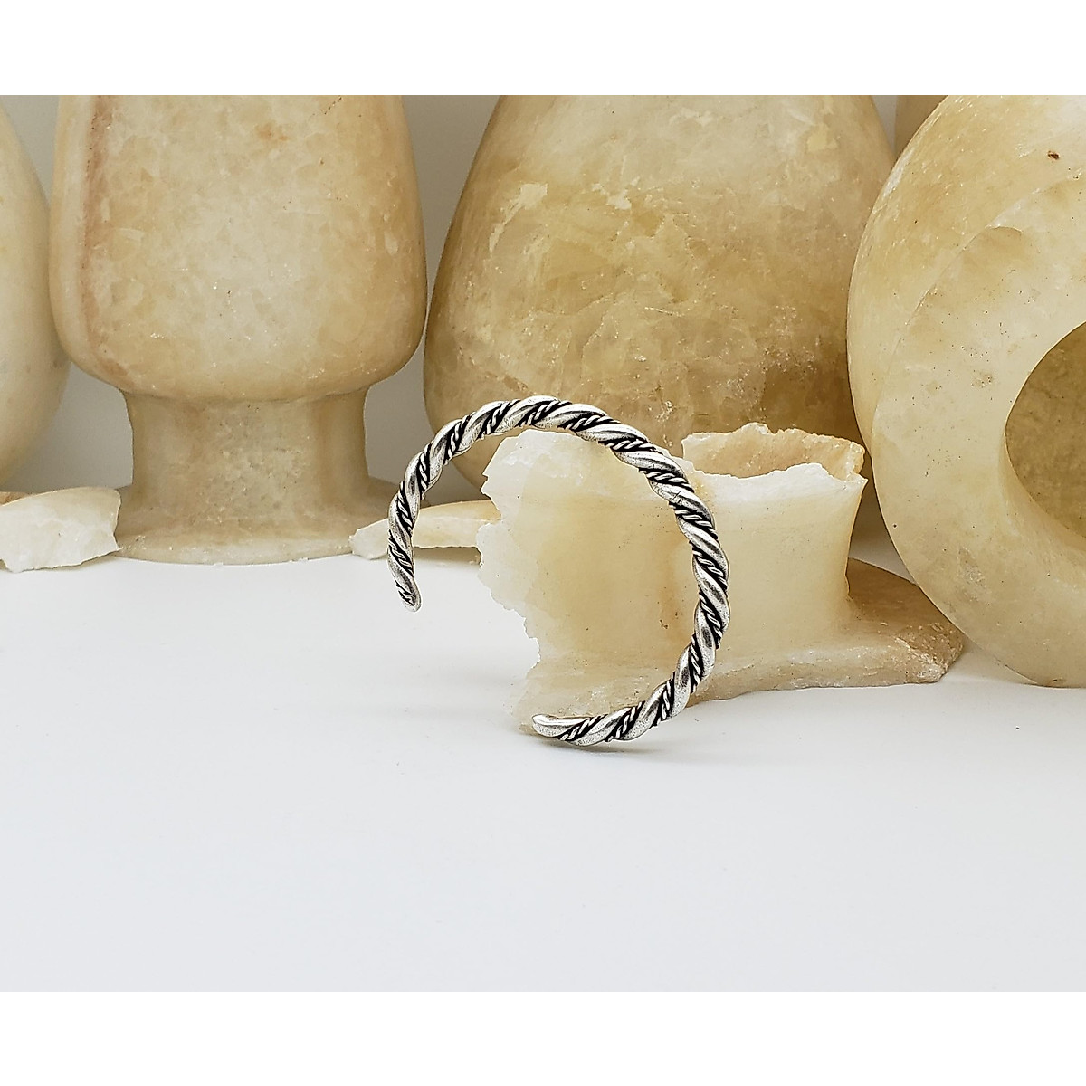 MUSEUM REPRODUCTIONS Viking Twisted Rope Cuff Bracelet