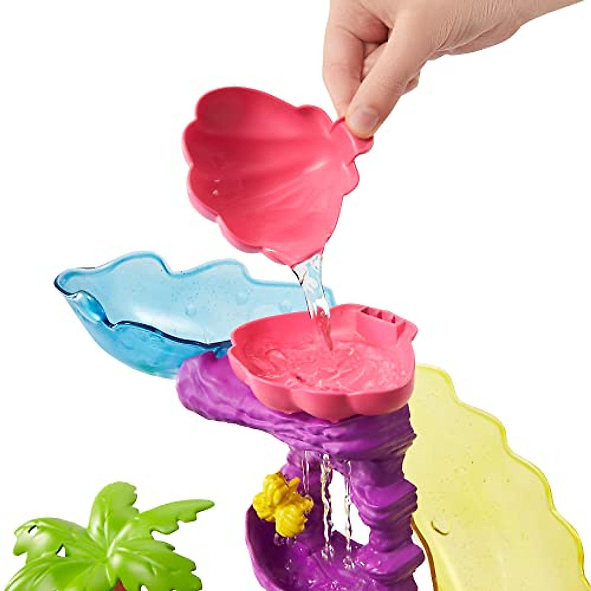 Barbie Dreamtopia Chelsea Water Lagoon Playset with Chelsea Doll (6 in Blonde), 2 Pets, Slide, Pool & Swing, Gift for 3 to 7 Year Olds