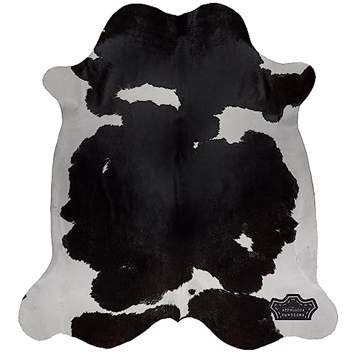 Appaloosa Cowhides Genuine Cowhide Rug - Natural Black and White Rugs for Living Room & Bedroom Aesthetic - Real Cow Hide Rug for Rustic Home Decor - Authentic 6'x8' Black & White Collection
