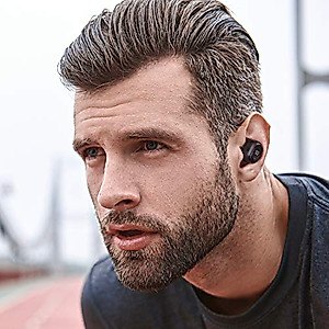SoundPEATS TrueFree True Wireless Earbuds Bluetooth 5.0 in-Ear Stereo Bluetooth Headphones with Microphone Wireless Earphones 15 Hours Playtime, Hands-Free Calls, One-Step Pairing