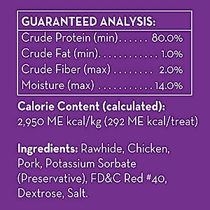 Dingo Rawhide Bone, Large, 3-Count