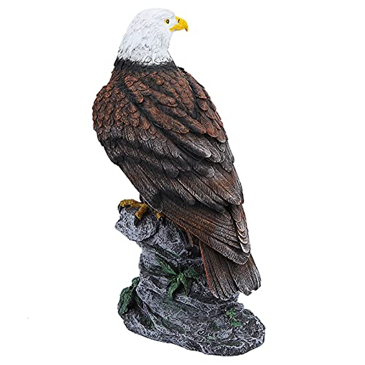plplaaobo Resin Eagle Statue, Garden Eagle Animal Bird Art Decor Sculpture Outdoor Statue Decor for Pathway Patio Yard and Lawn