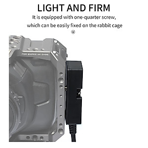 ZITAY D-tap 1x4 Power Splitter Hub with Reverse Insertion Prevention Adapter for VMount Battery