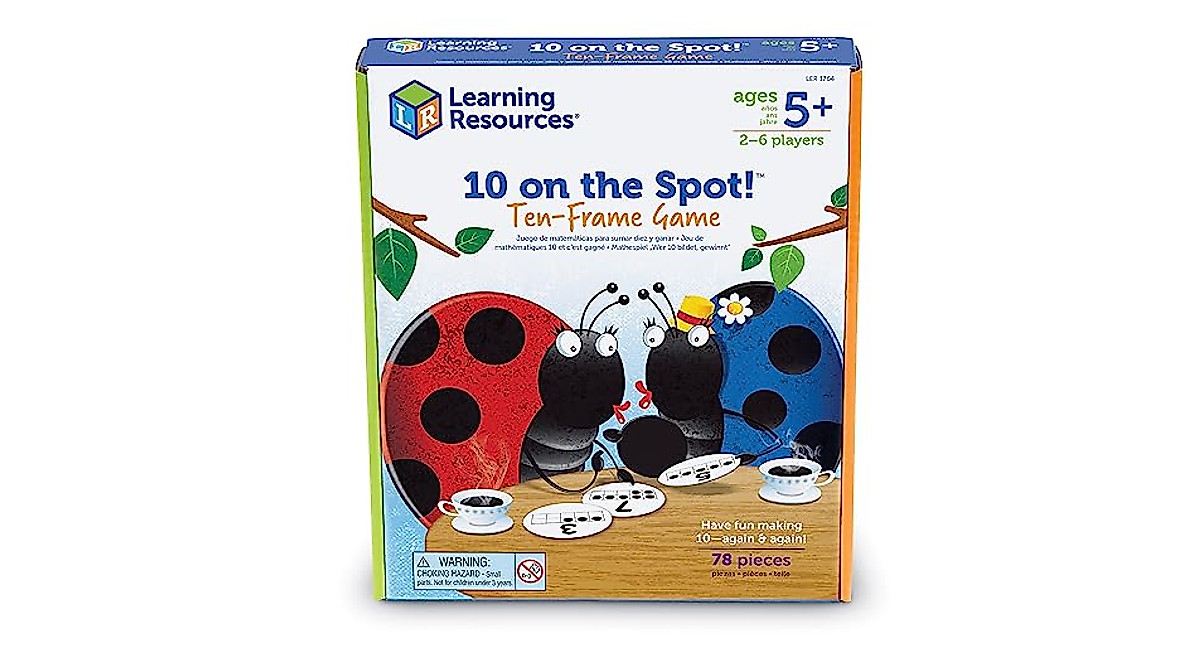 10 on the Spot Ten Frame Game - Fun Math for Kids