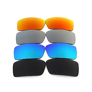 Galaxy Replacement lenses For Oakley Gascan Polarized Black/Blue/Titanium/Red
