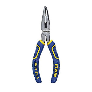 IRWIN Tools VISE-GRIP Pliers, Bent Long Nose, 6-Inch (2078226)