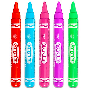 Crayola Bath Super Set - Bundle with 5 Crayola Bath Paint Soap Tubes, 5 Body Wash Bath Pens, and 4 Crayola Bath Books (14 Pc Set) | Bath Books for Toddlers 1-3