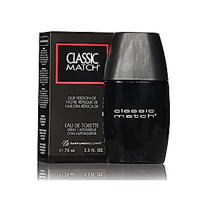 PB ParfumsBelcam Black Classic Match CM Eau De Toilette Spray, our version of a Designer EDT, 75ml.