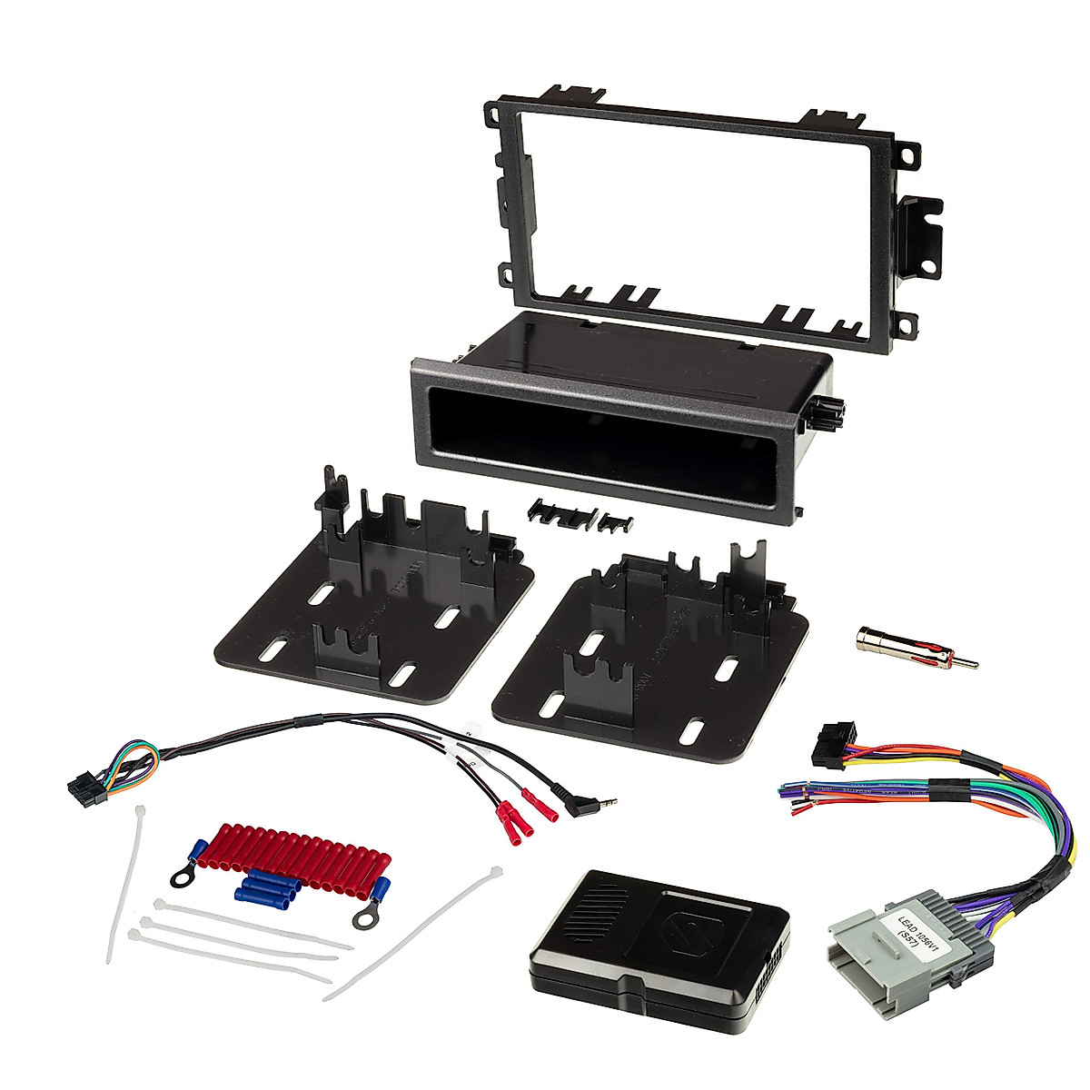 SCOSCHE GMT0312DDCS Double DIN Premium Installation Solution And Interface Compatible With Select 2003-12 General Motors Vehicles