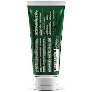 Tea Tree Oil Exfoliating Scrub with Bamboo Charcoal, Neem Oil & Natural Pumice by Oleavine TheraTree