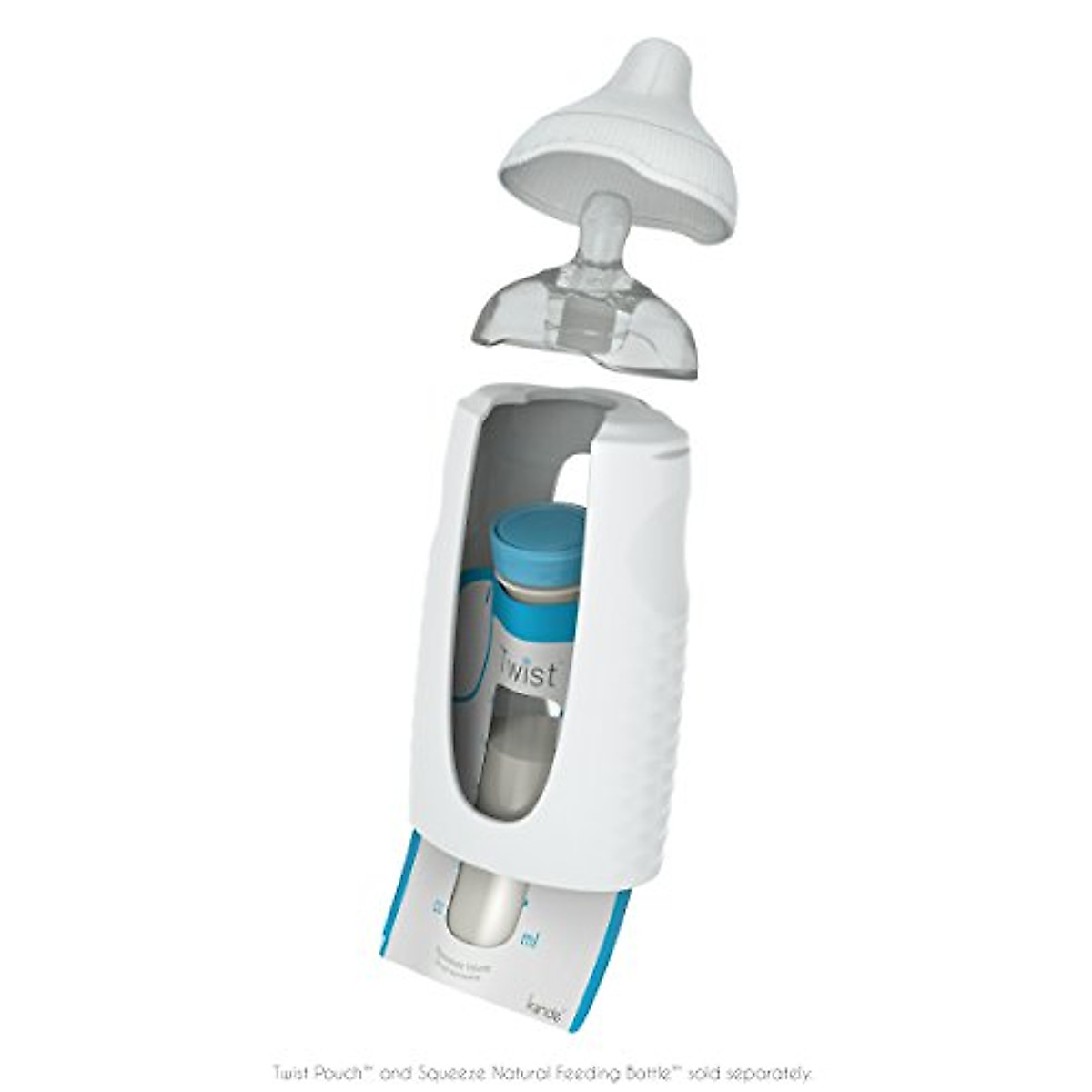 Kiinde Twist Active Latch Nipples for Breast Milk - Fast Flow (2 Pack)