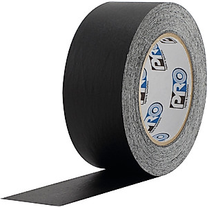 ProTapes Colored Crepe Paper Masking Tape, 60 yds Length x 1" Width, Black (Pack of 1)