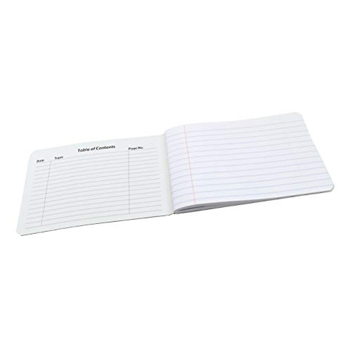 Pacon Junior Composition Book, 3/8" Ruled 5" x 7-1/2", 100 White Sheets , 6 Count