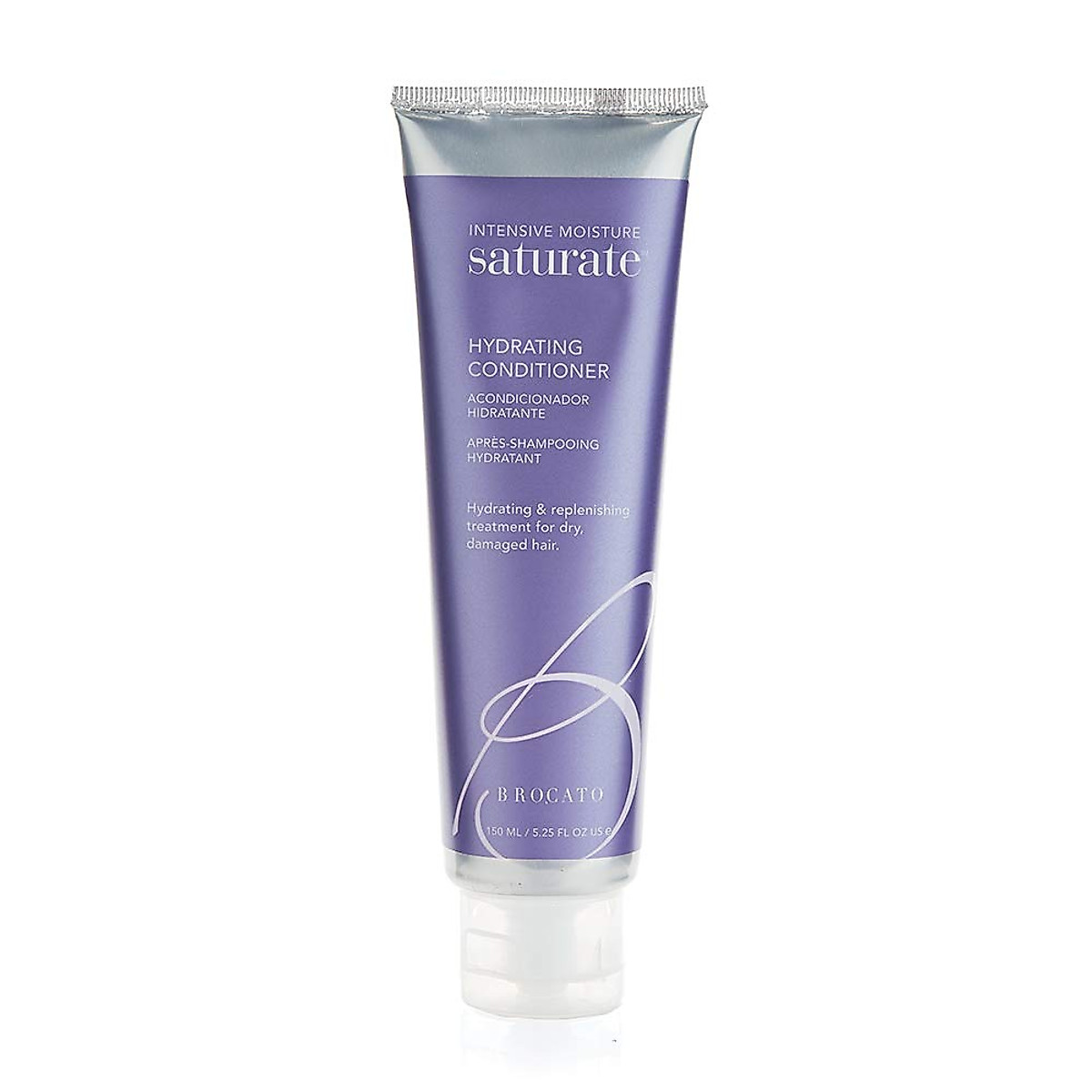 Brocato Saturate Daily Hair Conditioner: Intensive Moisture Hydrating Conditioner with Fortifying Keratin and Moisturizing Aloe for Dry, Damaged Hair - Contains No Sulfate or Parabens - 5.25 Oz