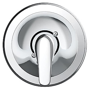 Design House 594895 Middleton II Transitional Single-Handle Shower Valve Trim with Escutcheon for Bathroom, Polished Chrome