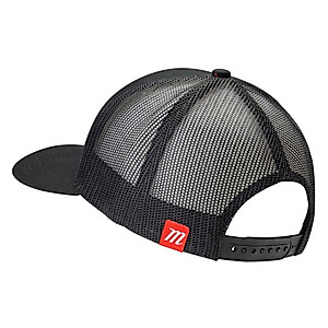 Marucci Sports Cross Patch Trucker Snapback Black, Black, Adult, Hats, Men's Apparel (MAHTTRPCS-BK-A)