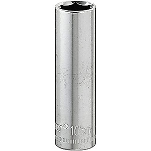 Crescent 1/4" Drive 6 Point Deep Metric Socket 10mm - CDDS17N