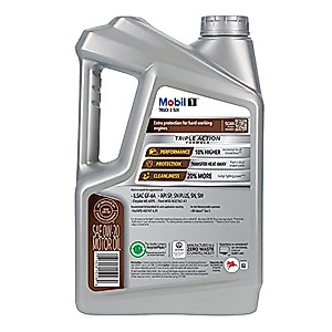Mobil 1 Truck & SUV Full Synthetic Motor Oil 0W-20, 5 Quart