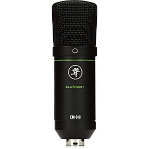 Mackie EleMent Series, Large-Diaphragm Condenser Microphone (EM-91C) (Renewed)