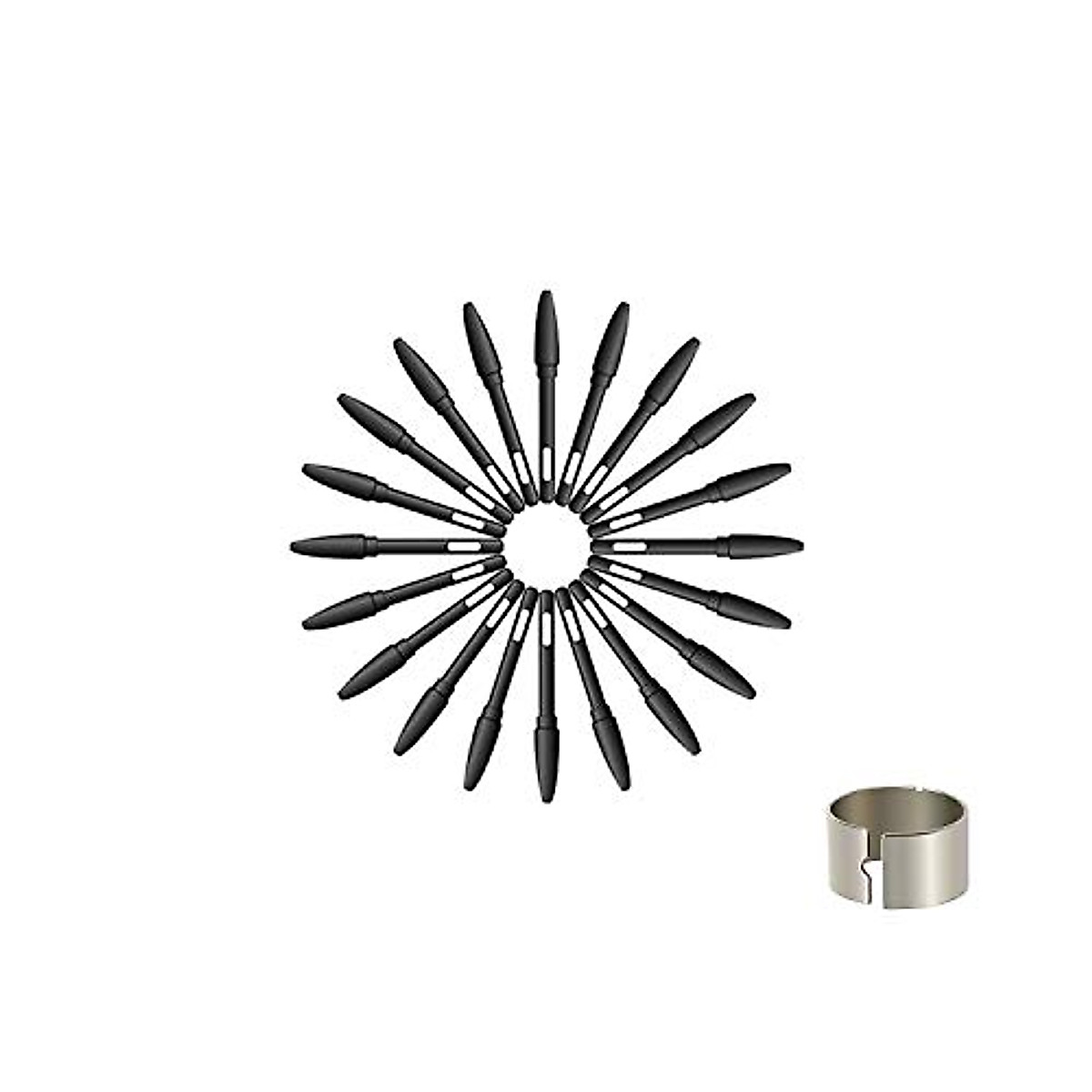 GAOMON 20 Pack Nibs for PD1161/PD1220/PD1320/ PD1561 /PD156 PRO/ PD2200/S620/S630/S830/M10KPRO/M106KPRO/M1220/M1230-for Digital Pen ArtPaint AP50 & AP32